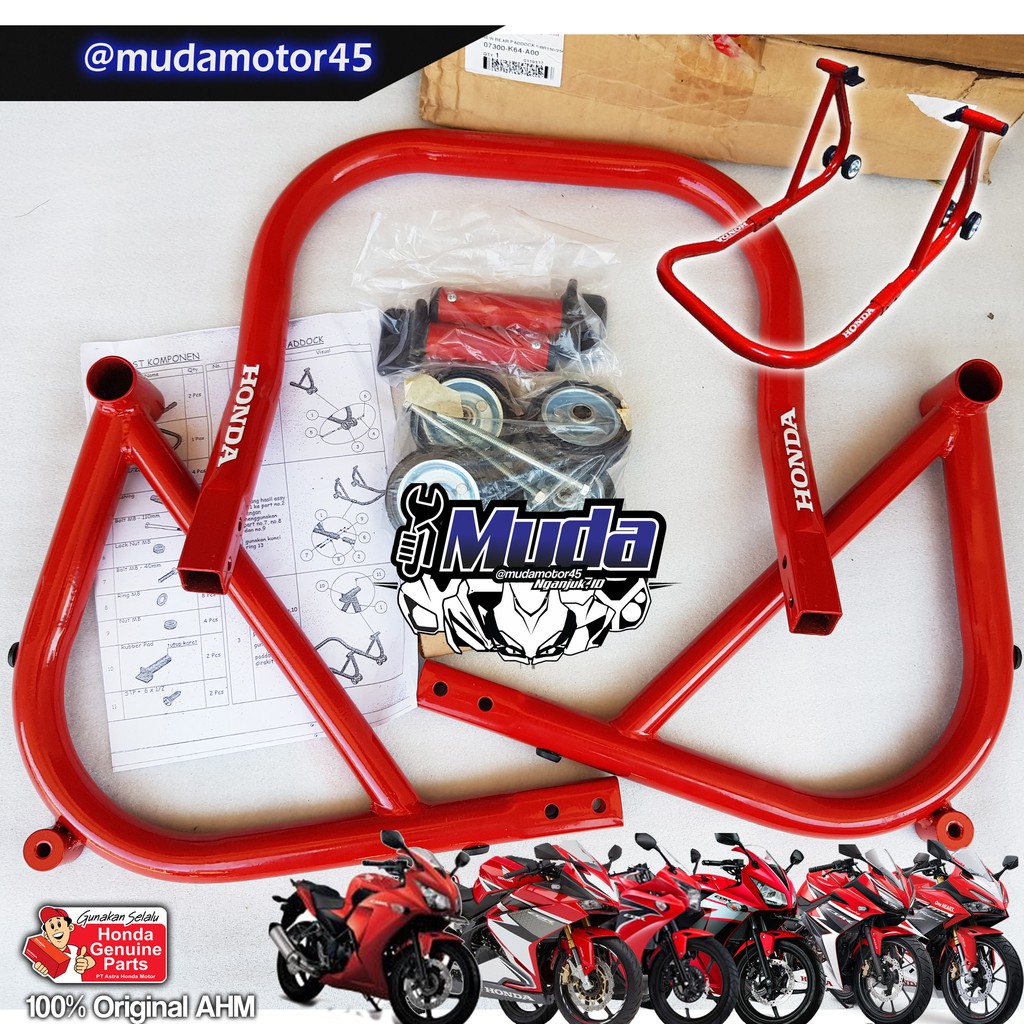 OFFICIAL ORIGINAL HONDA AHM CBR250RR PADDOCK STANDARD 07300-K64-A00 CBR ...