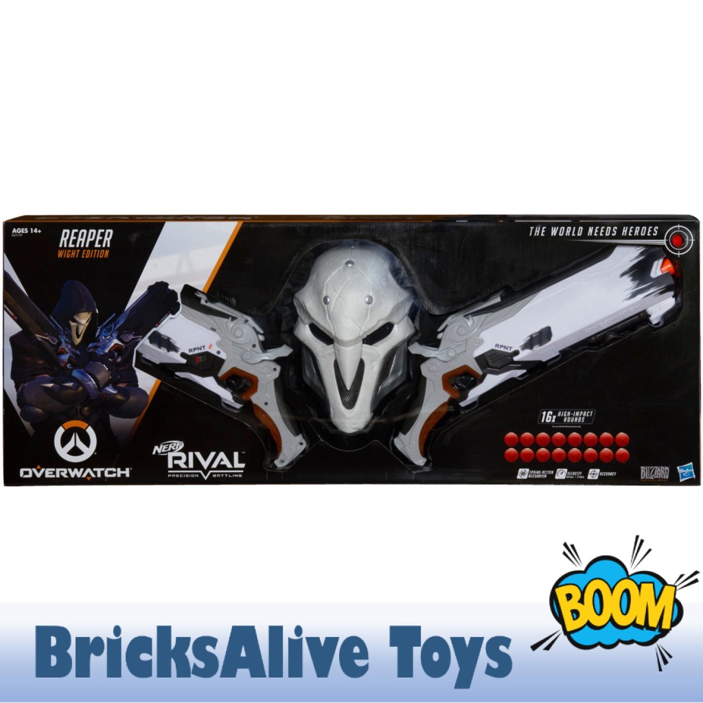 [BricksAlive] HASBRO NERF RIVAL OVERWATCH Reaper 2-Pack Collector Wight ...