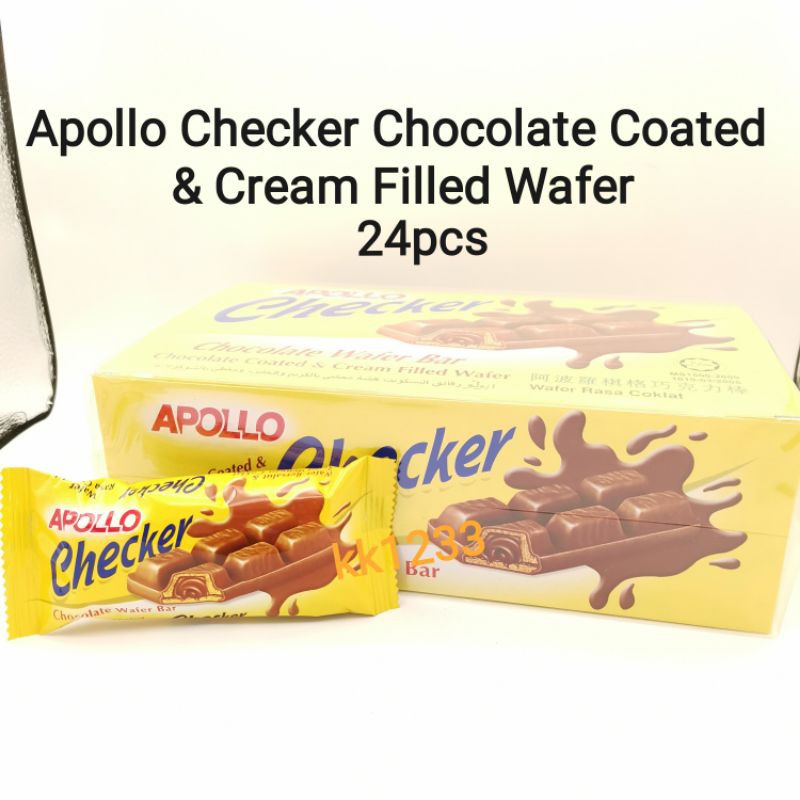 (Outer) Apollo Roka Peanut Bar / Checker Wafer 24pcs A1080 A1788 ...