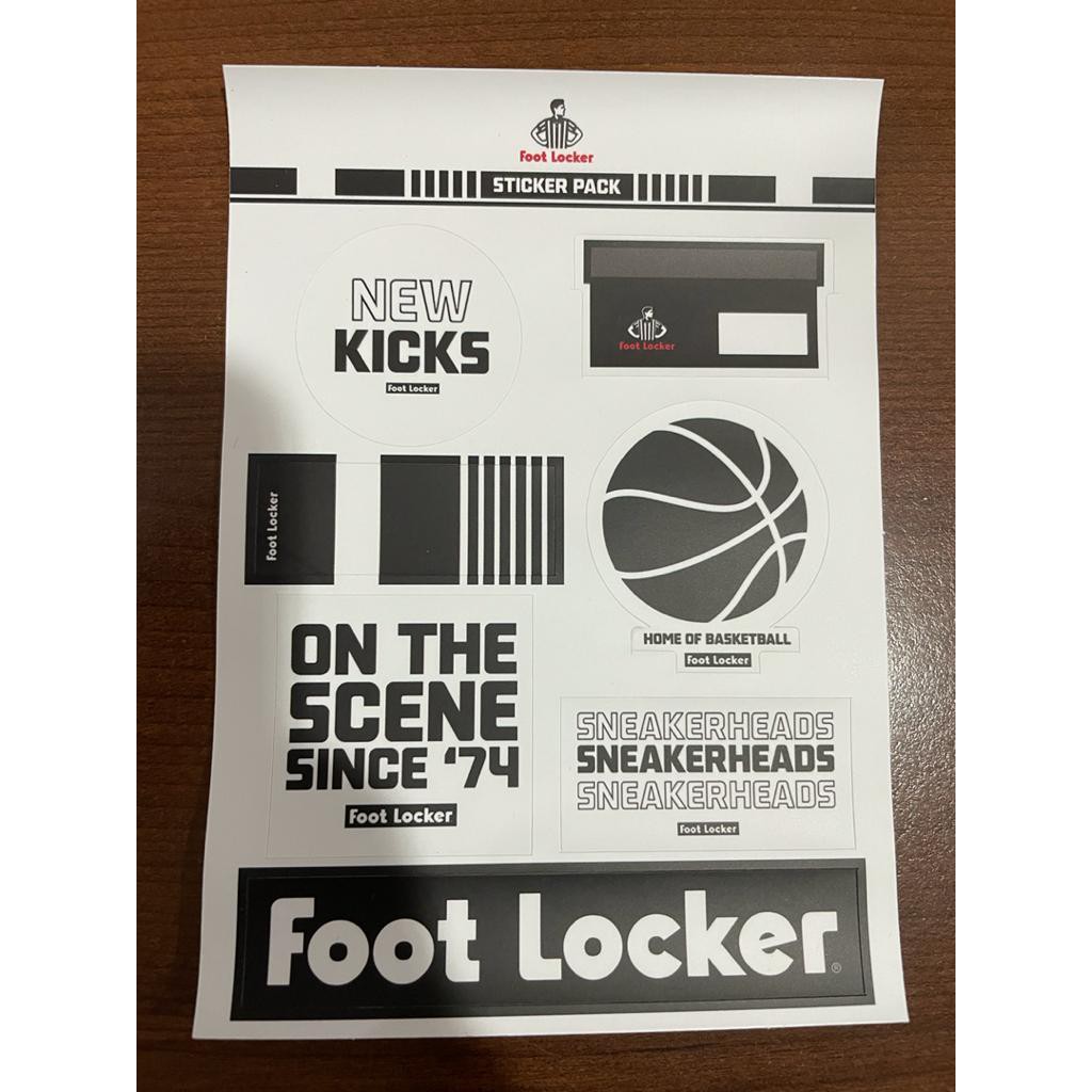 Foot Locker Sticker (7 pcs in 1 sheet) | Shopee Malaysia