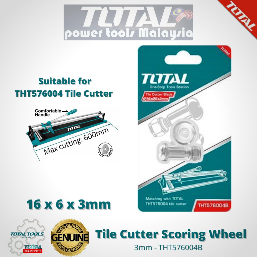 TOTAL Tile Cutter Scoring Wheel 瓷砖切割机划线轮 3mm - THT576004B | Shopee Malaysia