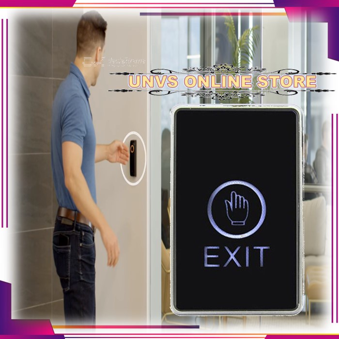 C1 EXIT BUTTON TOUCH SCREEN FOR DOOR LOCK ( KELUAR TOUCH BUTTON ...