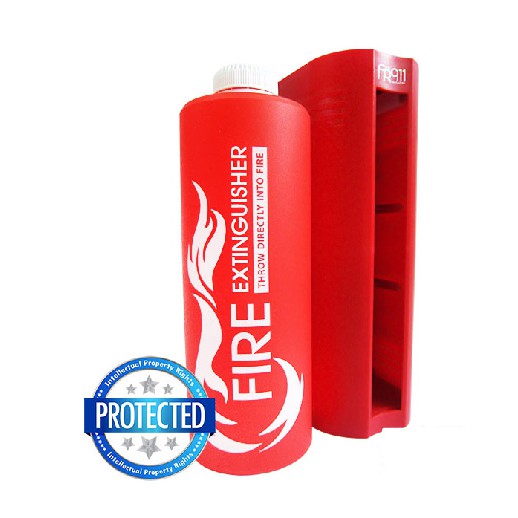 Fr911 FLAMEOUT 590g(wall casing) Throw Type Fire Extinguisher. Japan ...