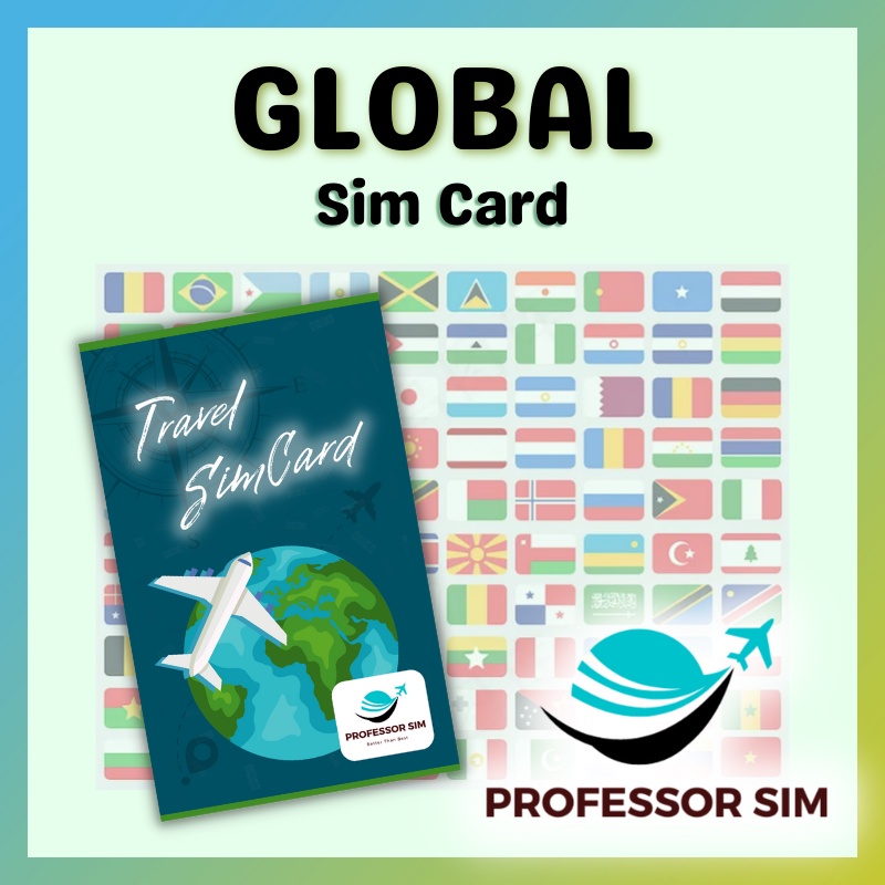 (GL3HK02) Global Travel Sim Card - Europe , Mexico , Asia , Africa ...
