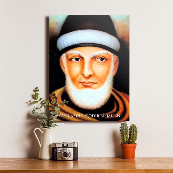 Syekh Abdul Qadir Al-Jailani Poster Wooden Islamic Decoration | Shopee ...
