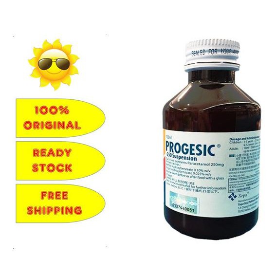 PROGESIC SUSPENSION 250MG/ML (PARACETAMOL) | Shopee Malaysia
