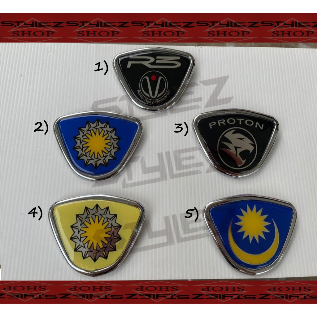 EMBLEM LOGO FOR PROTON UK SPEC SAGA ISWARA R3 | Shopee Malaysia