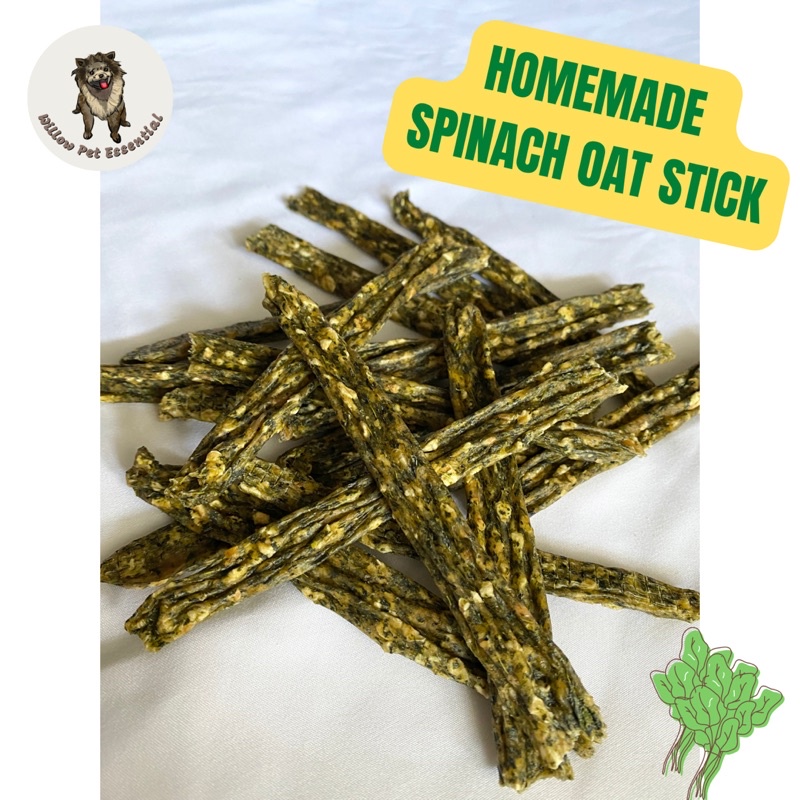 [Homade Series] Chicken Spinach Oat Stick 宠物菠菜燕麦鸡肉条 | Shopee Malaysia