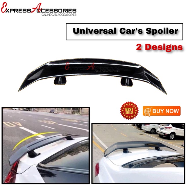 Universal Car Spoiler for Sedan Car ( No drill needed) | Shopee Malaysia