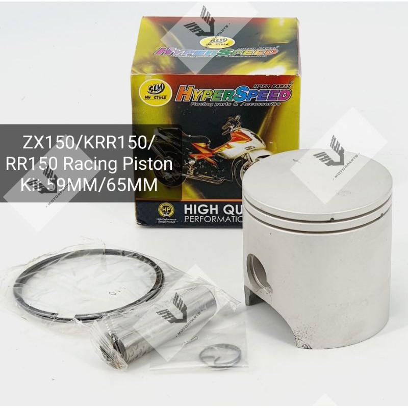 ZX150/KRR150/RR150 Racing Piston Kit Set 59MM/65MM 16PIN HPSP ...