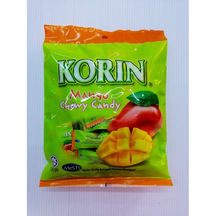 Korin Chewy Candy 120gm Mix fruit durian mint chocolate flavour ...