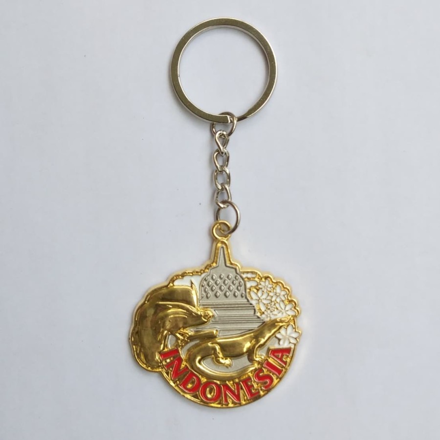 GANTUNGAN Borobudur Keychain Souvenirs By The Country Of Indonesia ...