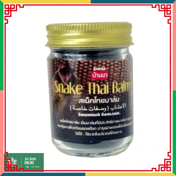 Genuine Thai Snake Thai Balm massage oil 50gr | Shopee Malaysia