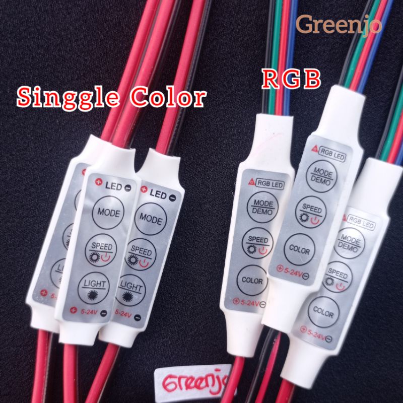 Mini LED Controller Flashing Strobe Single Color / RGB Module SMD ...