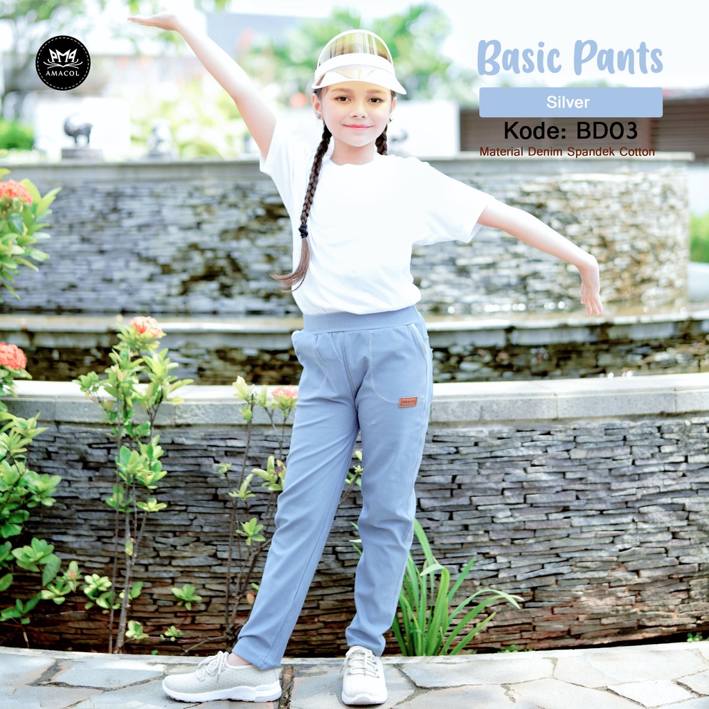 Children's Basic Pants | Basic Pants | Amacol | Shopee Malaysia