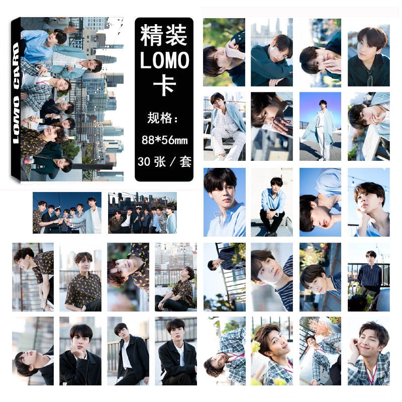 NEW KPOP BTS BANGTAN BOYS Self-made LOMO Card Photo Fans Card 30 pcs ...
