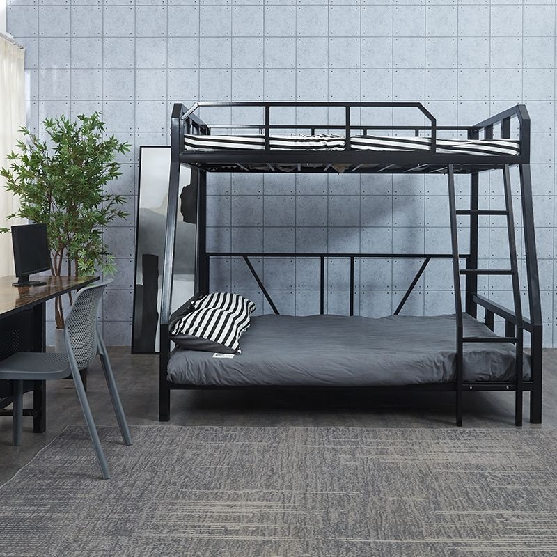 Upper and lower bunk iron bed 1m 1.2m iron frame bed Double-height ...