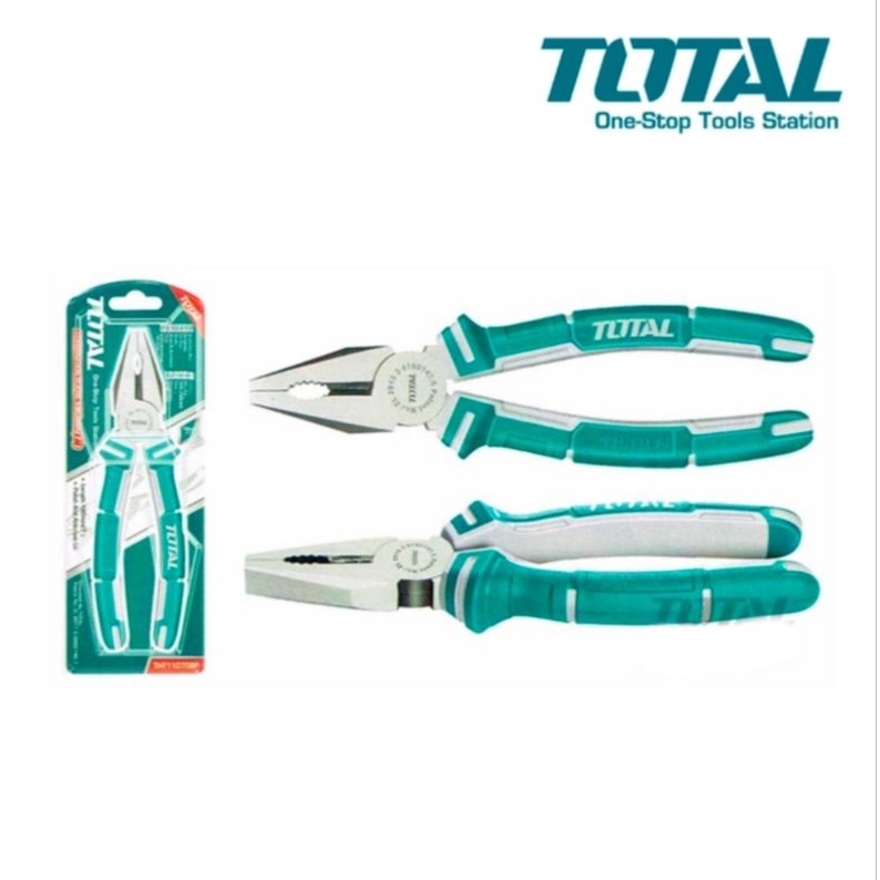 TOTAL Combination Pliers 组合钳钳子 200mm (8") - THT110806P/THT110606P160mm(6”) | Shopee Malaysia