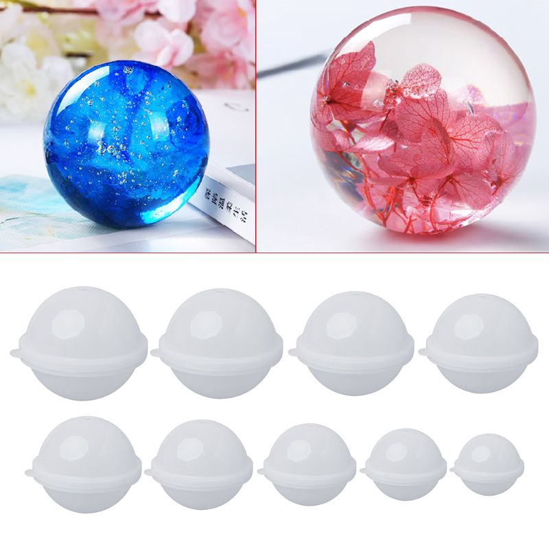 AMOS Orb Globe Ball Sphere Silicone Mold, 3D Resin Mould DIY epoxy ...