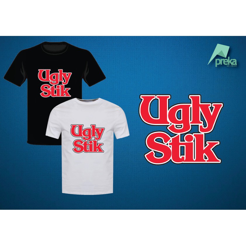 custom made t shirt ugly stik design | Shopee Malaysia