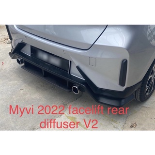 🔥Perodua Myvi 2024🔥Latest myvi Gen3 FL front rear bumper diffuser V1 V2 ...