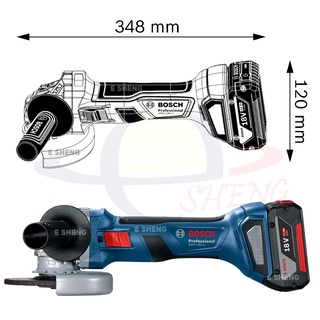Bosch 4'' GWS180-LI 18V Cordless Angle Grinder Solo or 4.0Ah Battery ...