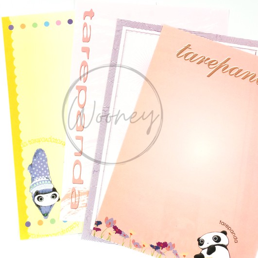 PANDA A4 Fancy Card / Kertas Folio (10 sheets/pack) | Shopee Malaysia