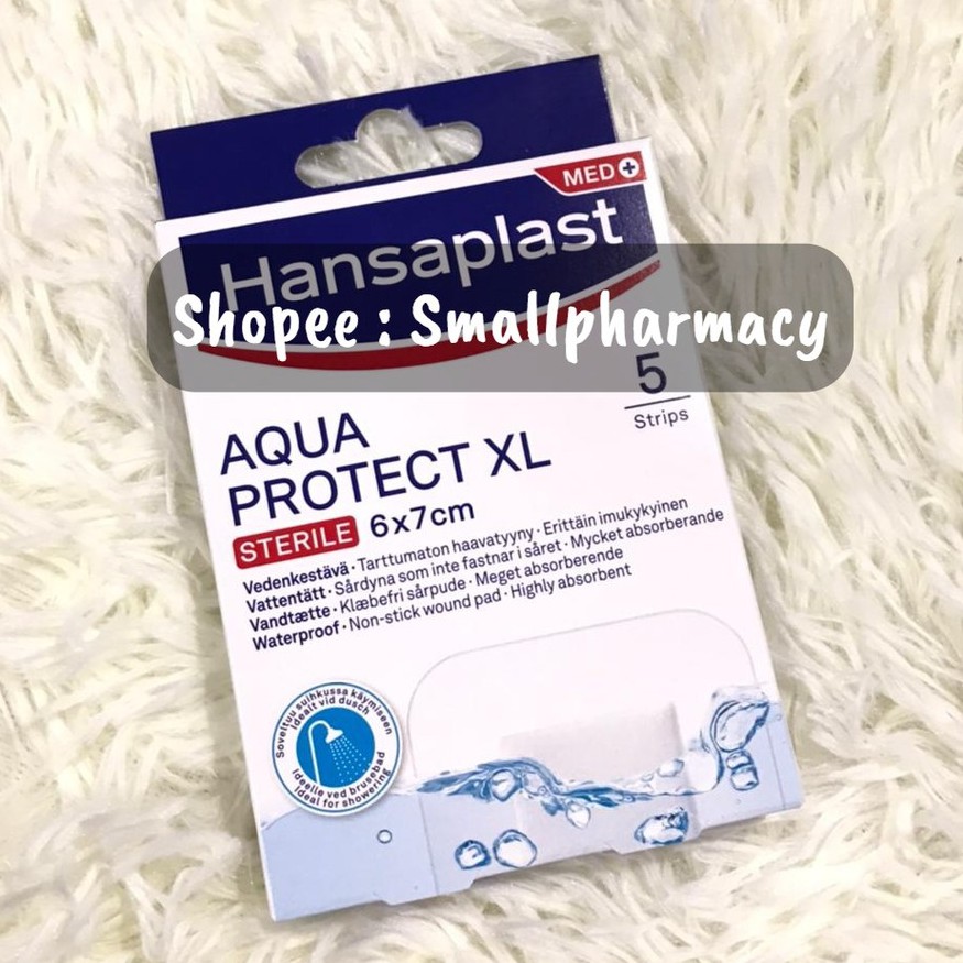Hansaplast Aqua Protect XL Sterile 6x7cm / Aqua Protect XXL Sterile 8x10cm Waterproof , Highly ...