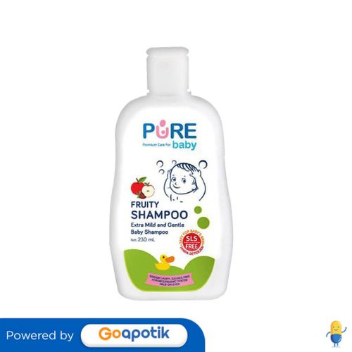 Pure BABY SHAMPOO FRUITY EXTRA MILD AND GENTLE 230ml Bottle | Shopee ...