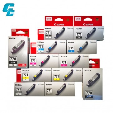 Canon PGI-770 XL ( 22.2ml ) / CLI-771 XL ( 10.8ml ) Ink Cartridge ...