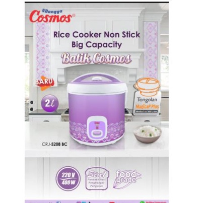 Magic Com COSMOS CRJ - 5208 BC Batik 2 Liter | Shopee Malaysia