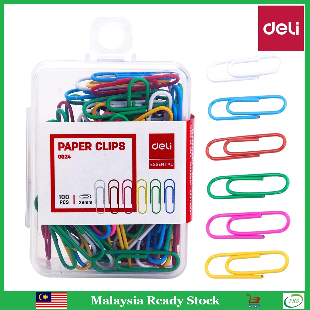 Dolphin Paper Clips Office Paper Clips 80/100/200pcs | Shopee Malaysia