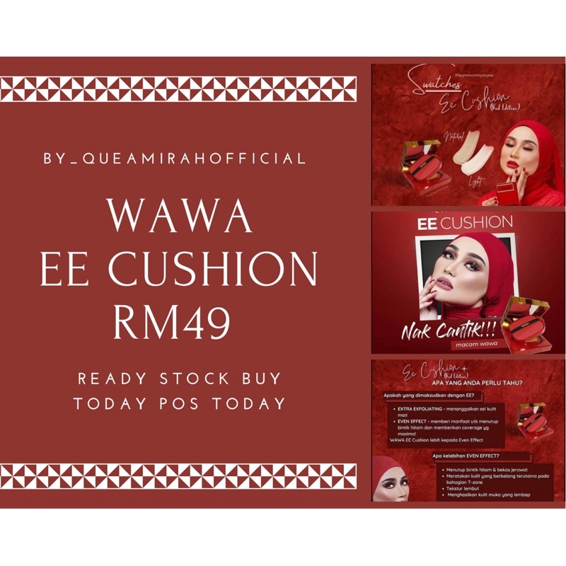 EE CUSHION RED ROSE WAWA COSMETICS FOUNDATION ODER TODAY POS TODAY 🔥🔥🔥 ...
