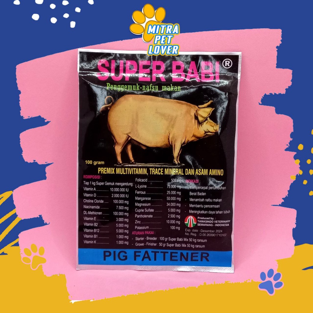 Pig Appetite Enhancer Supplement - SUPER PIG 100 GRAM ORIGINAL ...