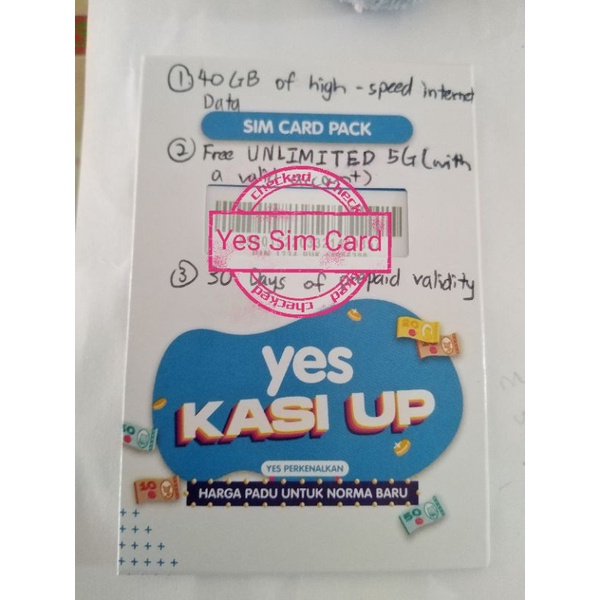 YES Sim Card - - Sim Card Pack | Shopee Malaysia