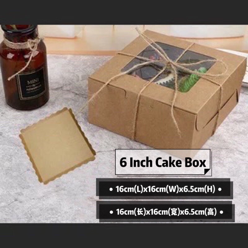 🇲🇾READY STOCK🔥Plain White Cake Box/ Cupcakes Boxes/ Classic White ...