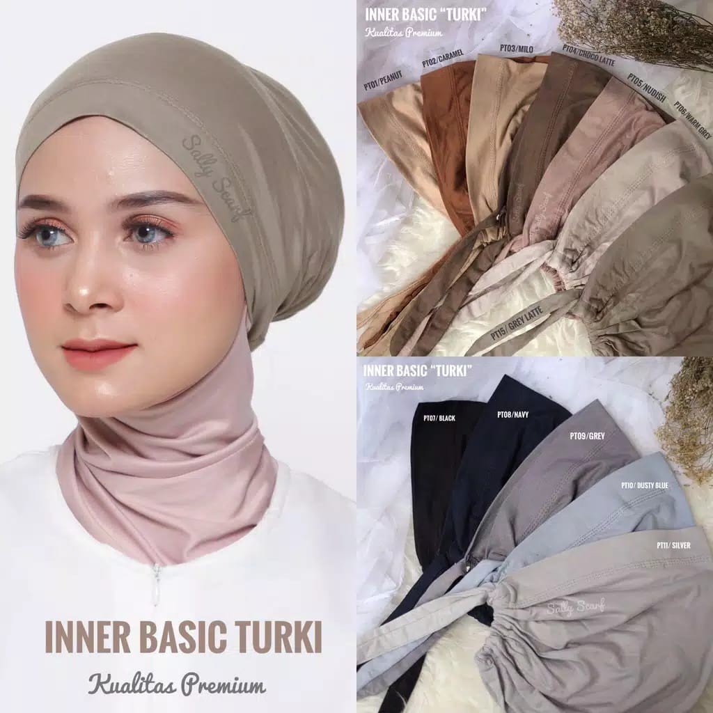 Inner Basic Turkish Jersey / Inside Hijab Inner Jersey | Shopee Malaysia