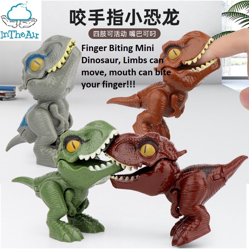 Finger Dino Keychain Toy Let's go exploring action figures dinosaur ...