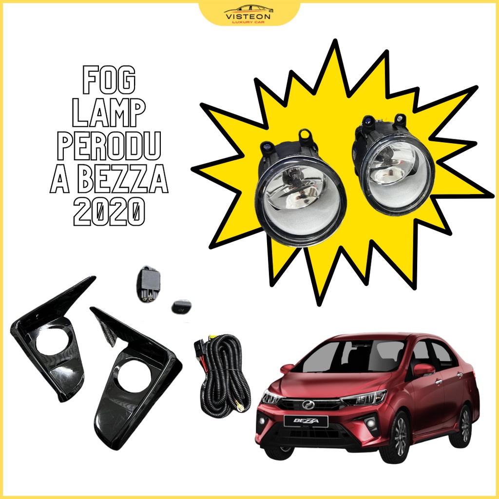 Perodua Bezza Fog Lamp Spot Light Fog Light Foglamp Foglight Spotlight ...