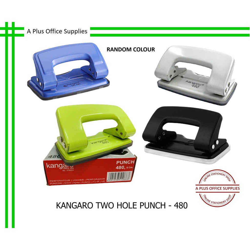 KANGARO Two Hole Punch 480 / Penebuk Lubang Dua | Shopee Malaysia