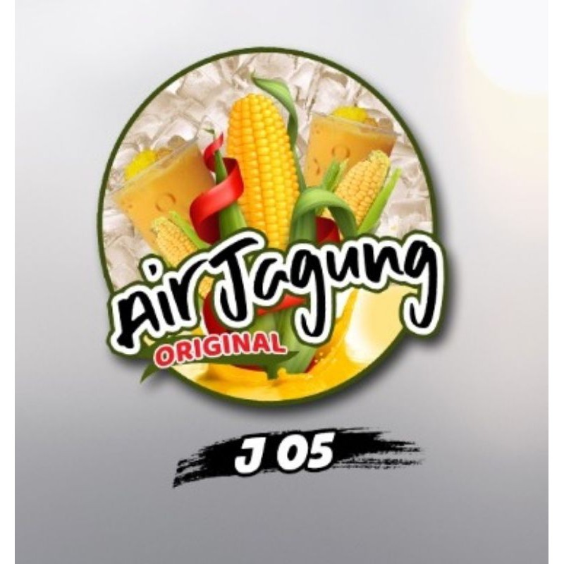 Sticker Air Balang ️Air Jagung Flavour ️ (Didatangkan dengan design ...