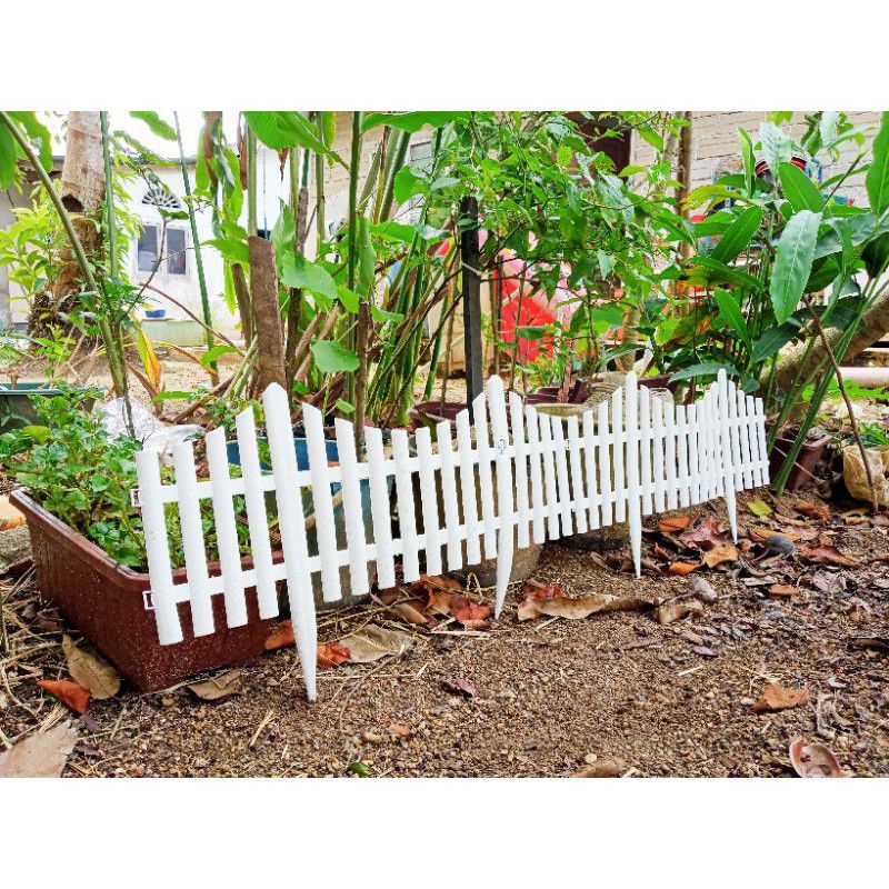 NEW STOCK FLOWER FENCE/PAGAR PLASTIC MURAH/GARDEN | Shopee Malaysia