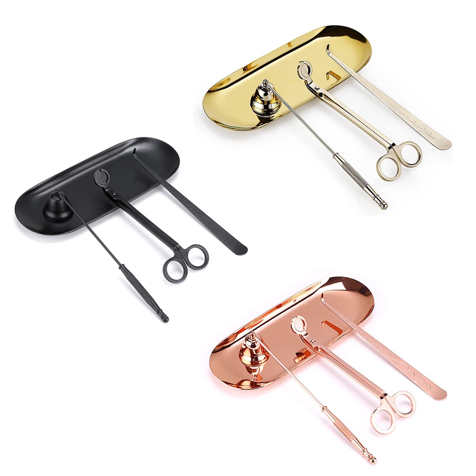 -3 in 1 Candle Tools Set Candle Wick Trimmer, Candle Wick Dipper ...