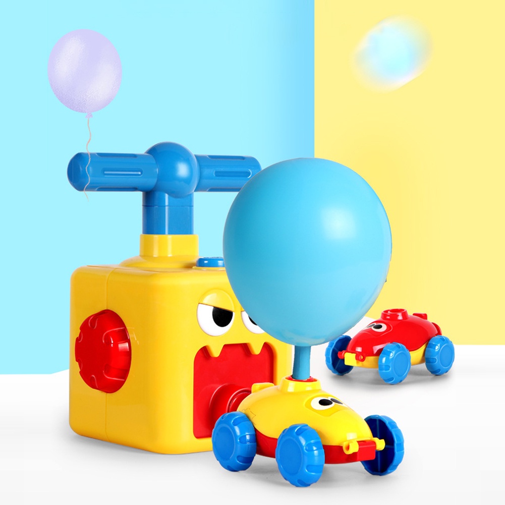 Astronaut Balloon Powered Car with Launch Pad Toy for Kids Air Inertial ...