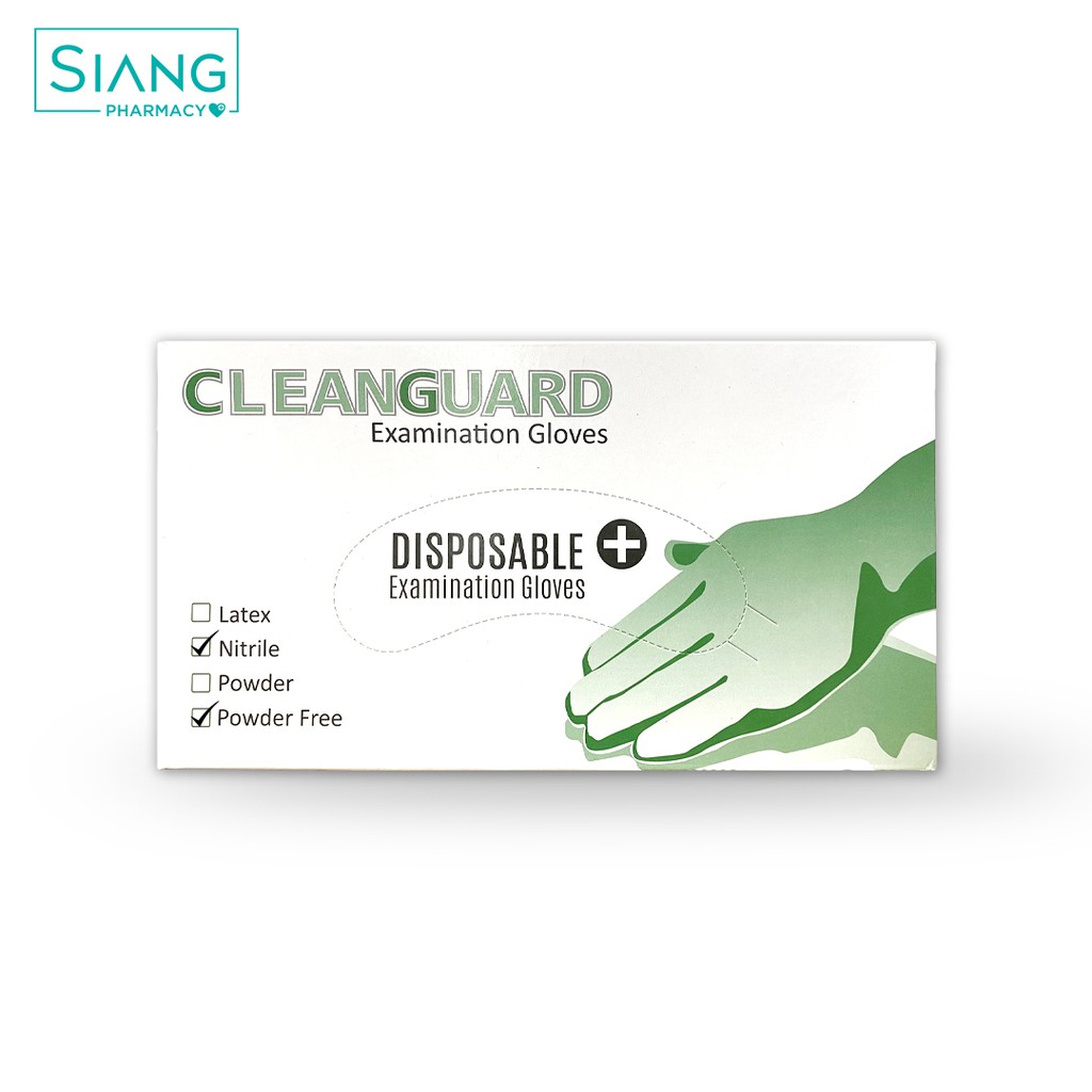 Cleanguard Nitrile Powder Free Examination Gloves (L Size) 100pcs ...