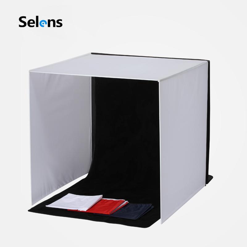 Selens Mini Folding Lightbox Photography Studio Softbox LED Light Photo ...