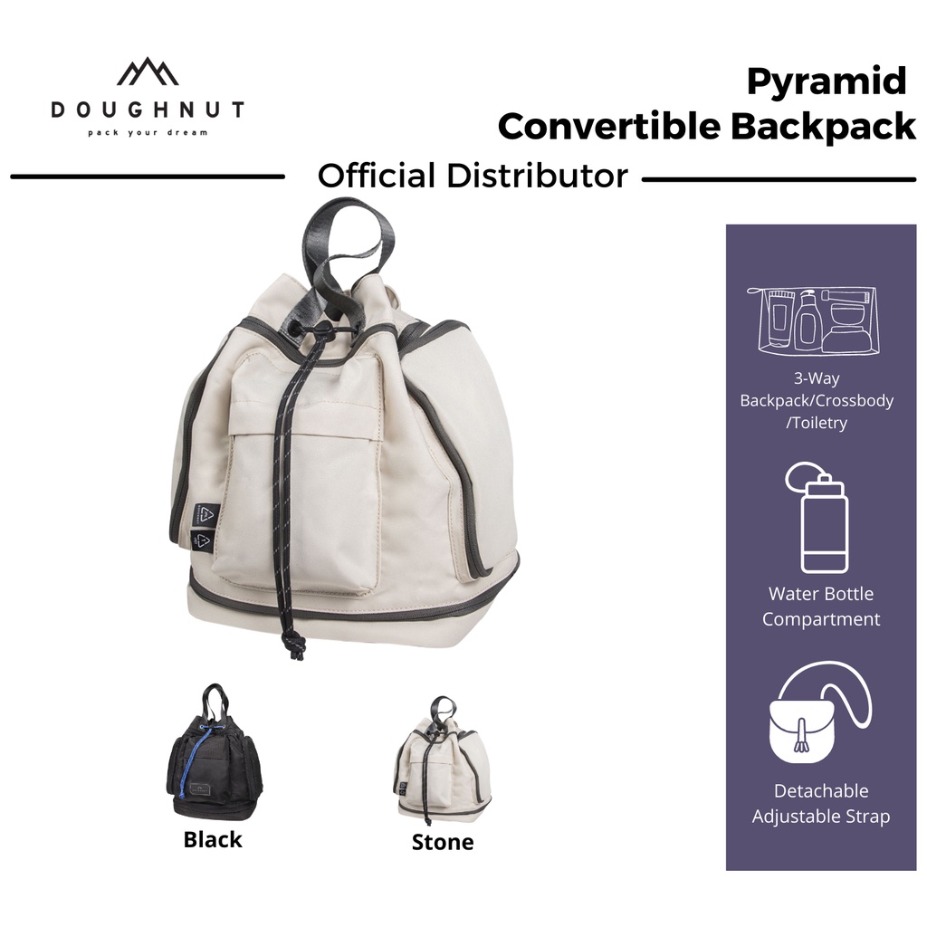 Doughnut Pyramid Crossbody Backpack | Shopee Malaysia