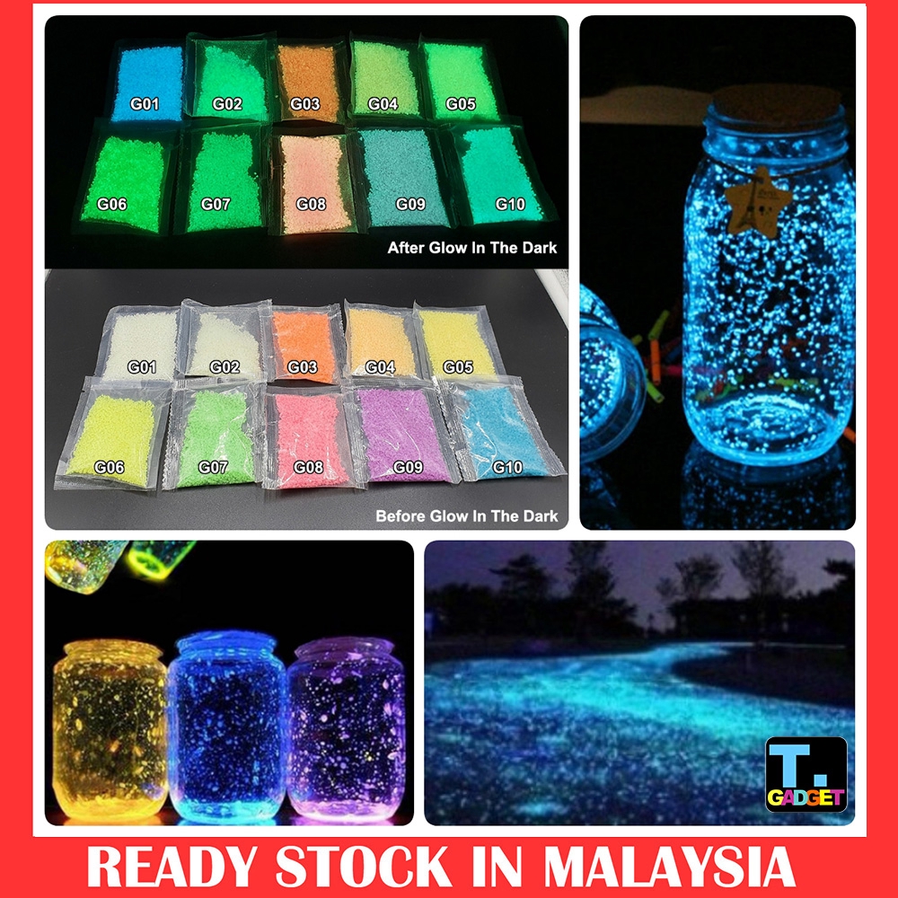 10Gram Glow In The Dark Luminous Sand / stones For Paving And ...