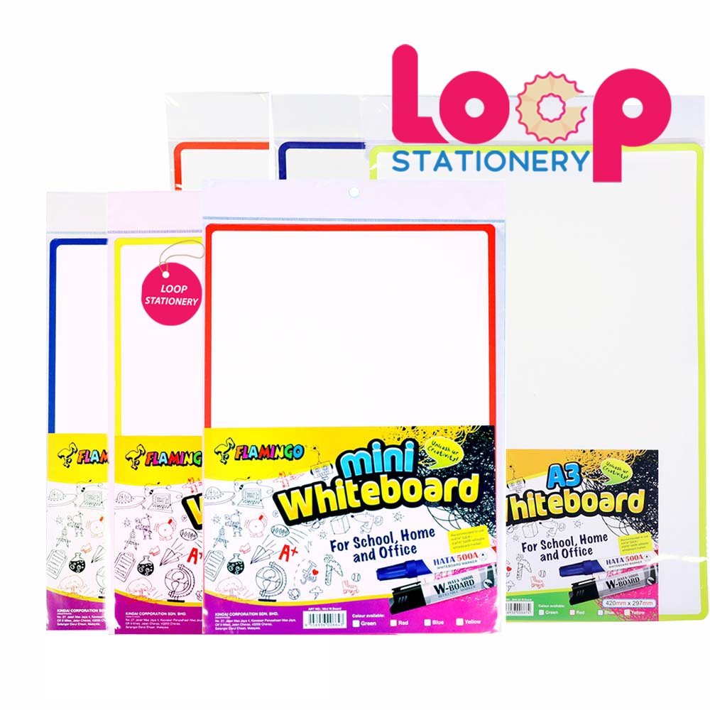 Flamingo Mini Whiteboard A4/A3/A2 | Shopee Malaysia