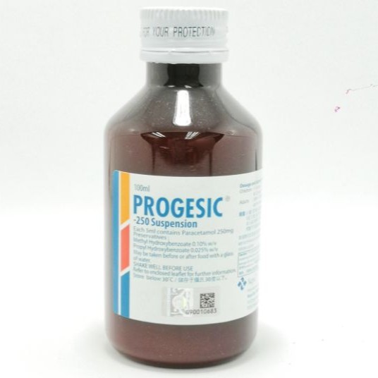 Progesic 250mg/5ml Suspension 100ml | Shopee Malaysia